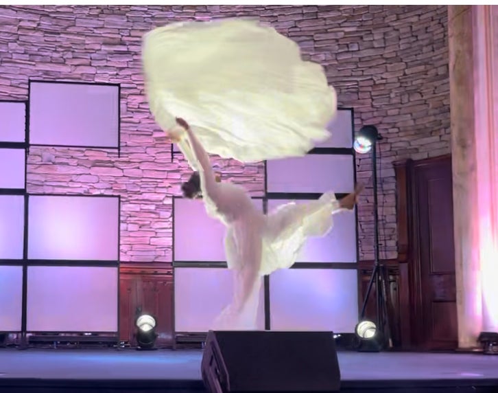 Pure Devotion – XL 8mm Silk Worship Flags | Worship With Flags