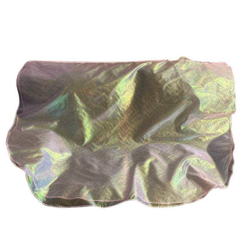 White Iridescent Large Angel Wing Flags | Worship With Flags