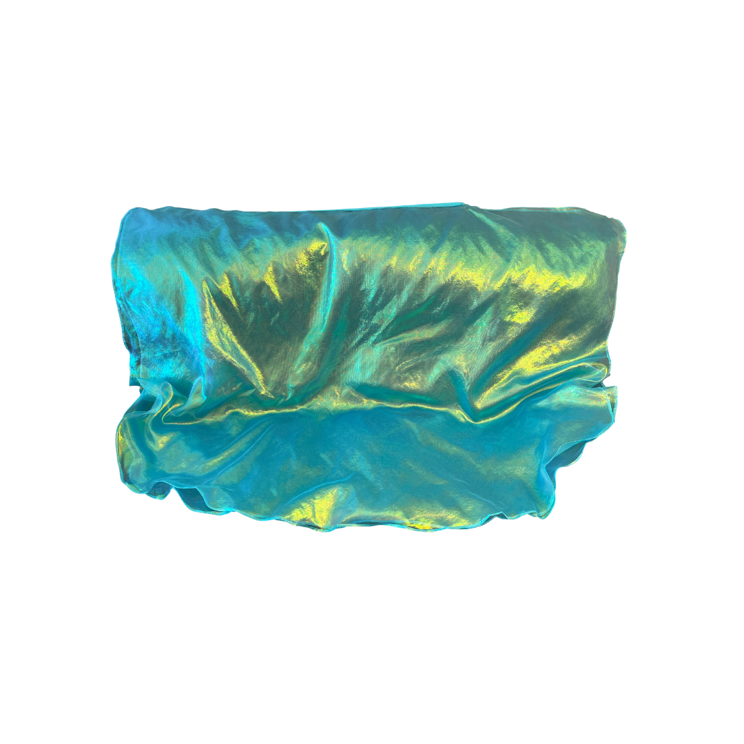 Aqua Iridescent Large Angel Wing Flags | Worship With Flags