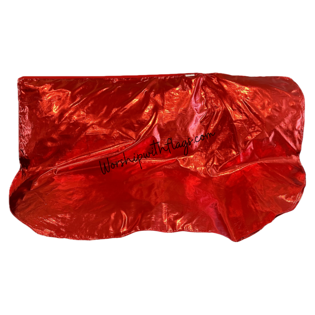 Adult Medium Metallic Ultra Lamé Angel Wing Flags | Worship With Flags