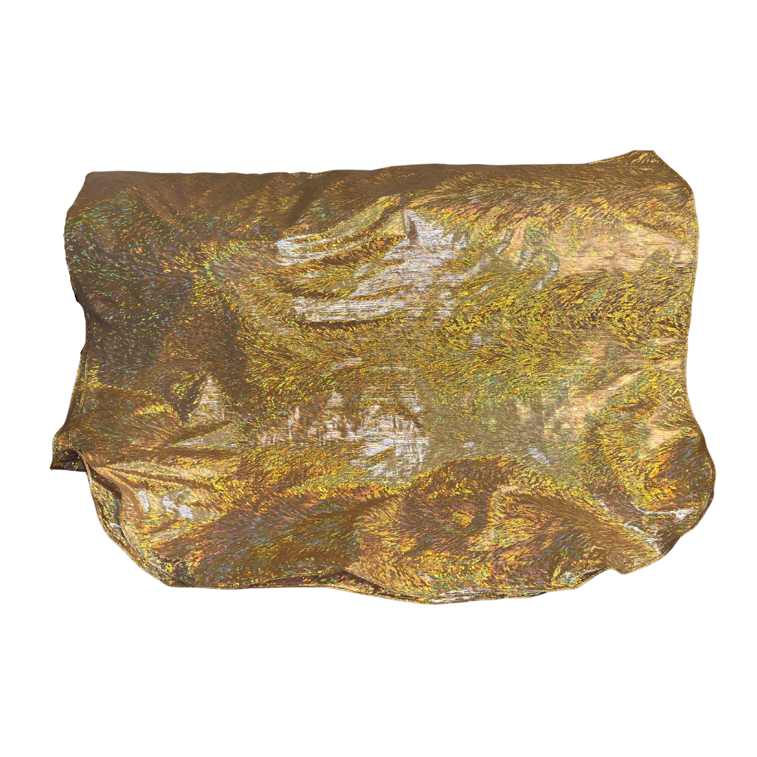 Gold Holographic Worship Flags | Worship With Flags