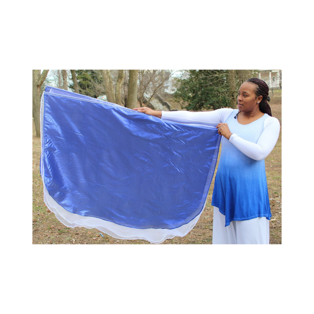 Majestic Peace Double Layer Angel Wing Flags | Worship With Flags