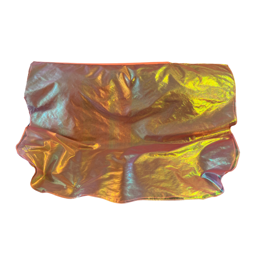 Coral Iridescent Large Angel Wing Flags | Worship With Flags