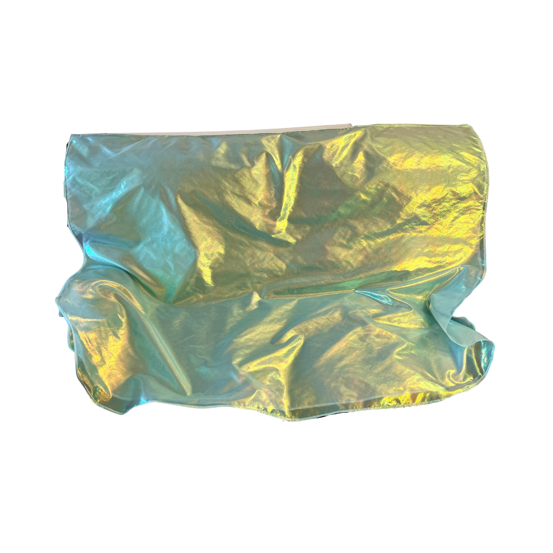 Sea Green Iridescent Large Angel Wing Flags | Worship With Flags