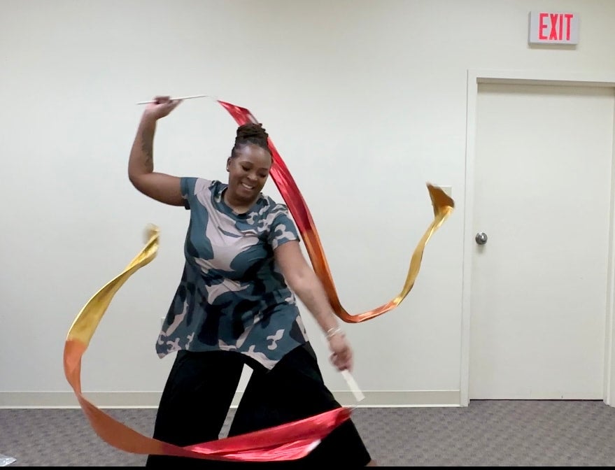 7ft Fire Worship Streamer | Worship With Flags