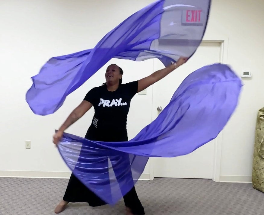 XXL (6ft) Majesty Silk Worship Flag | Worship With Flags