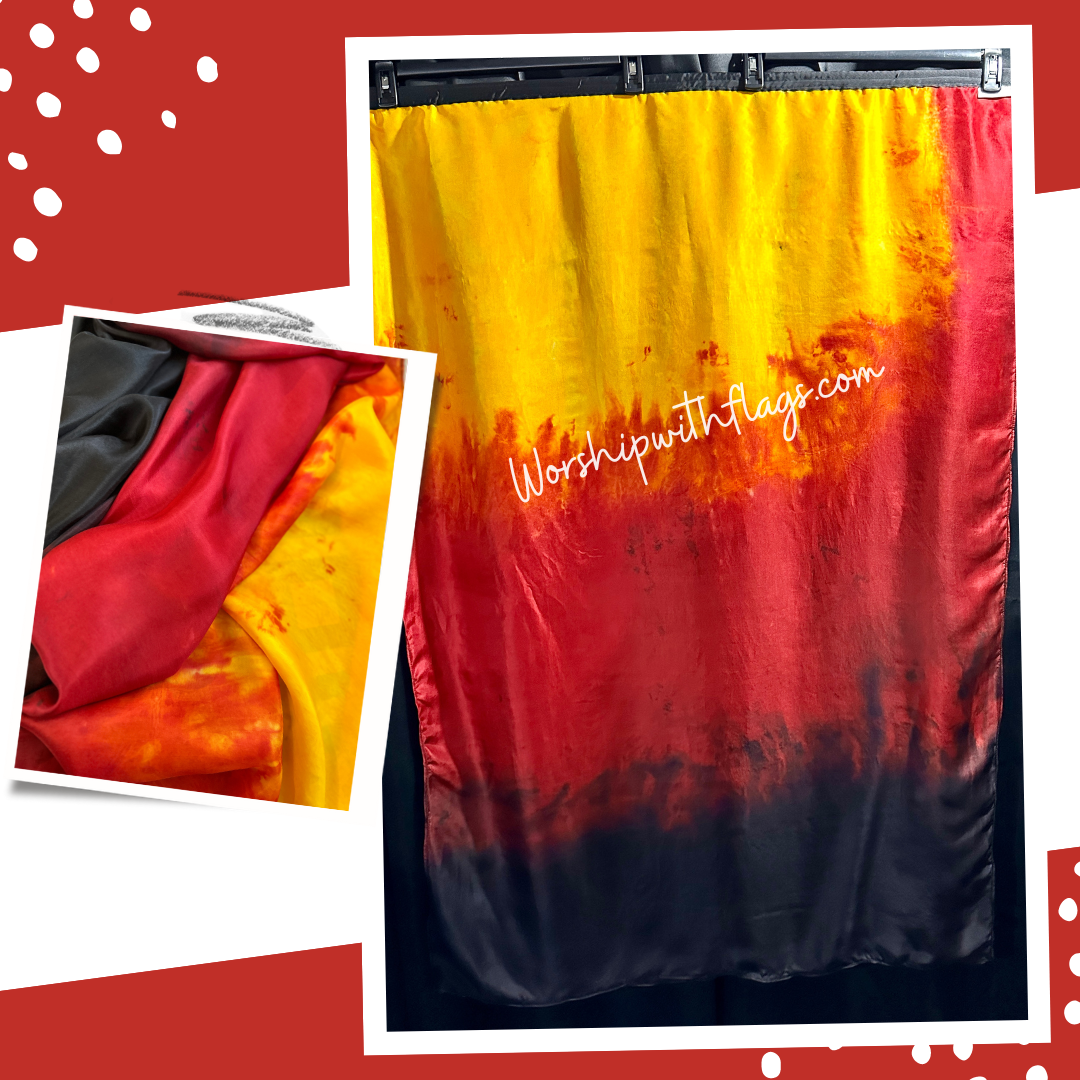 Revival Fire - Large Worship Flags | Worship With Flags