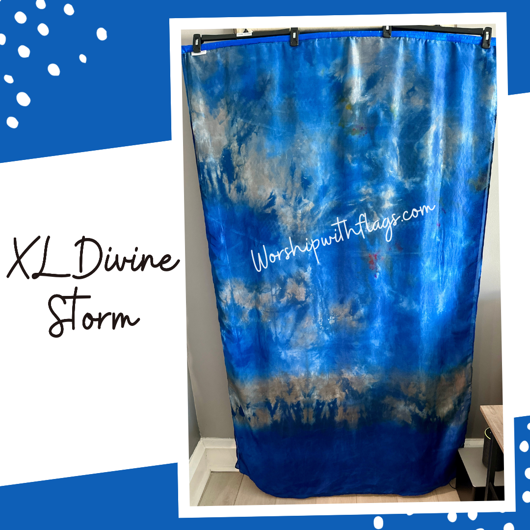Divine Storm - X-Large Worship Flags | Worship With Flags