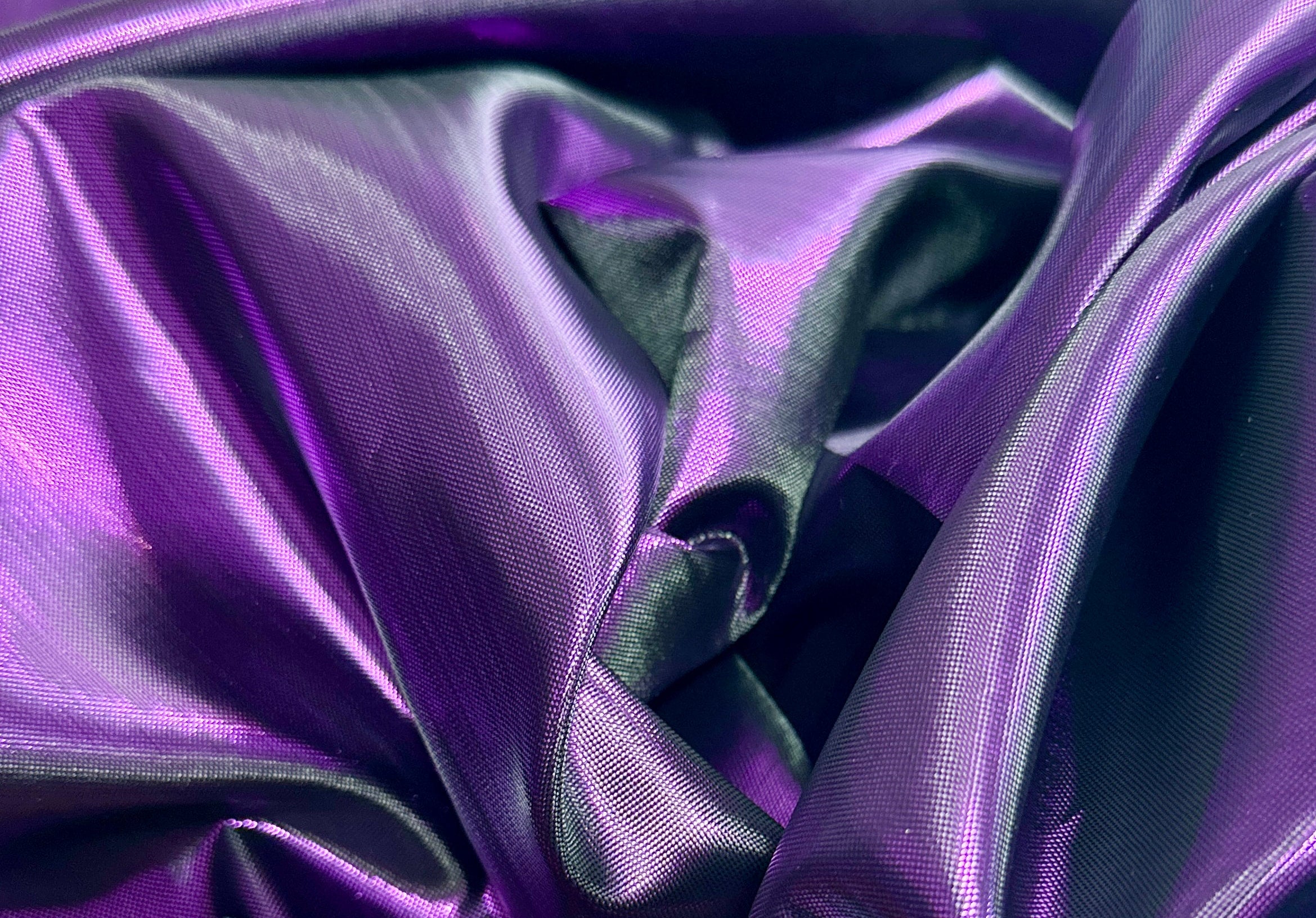 Dark Purple Metallic Lamé Angel Wing Flags | Worship With Flags