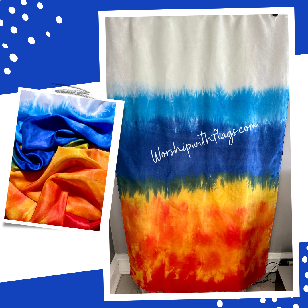 Holy Fire - XL Worship Flags | Worship With Flags