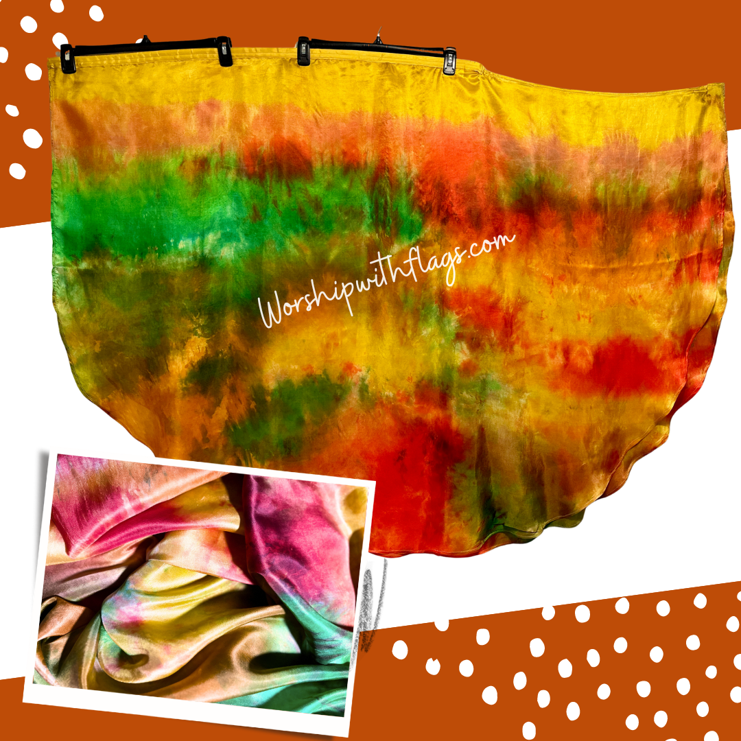 Fruitful Life - Large Angel Wing Worship Flags | Worship With Flags