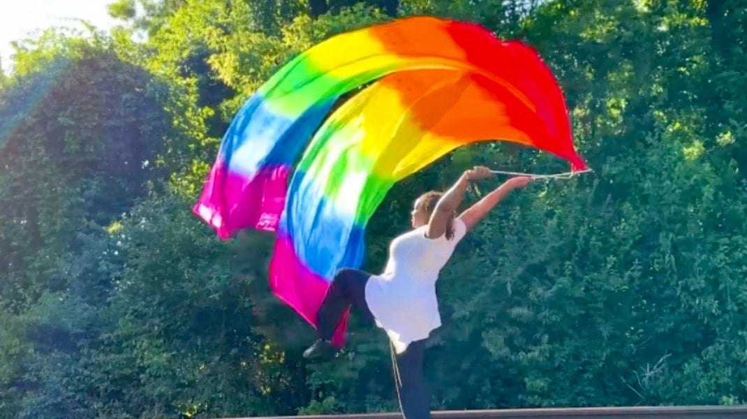 Everlasting Covenant - 9ft Jumbo Hand Dyed Silk Streamers | Worship ...